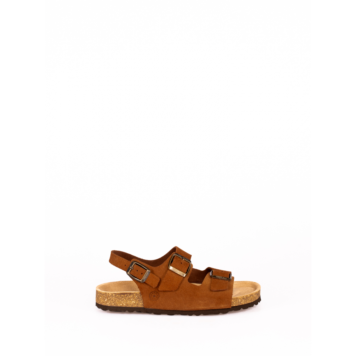 Bio Sandal with Suede Buckles - V25SS244-T943-CCM - Tapadas