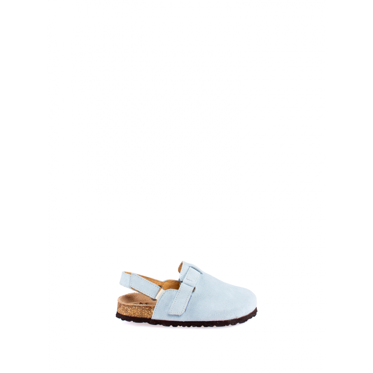Bio Suede Clog with Velcro - V25SC244-T981-CAZ/BE - Tapadas