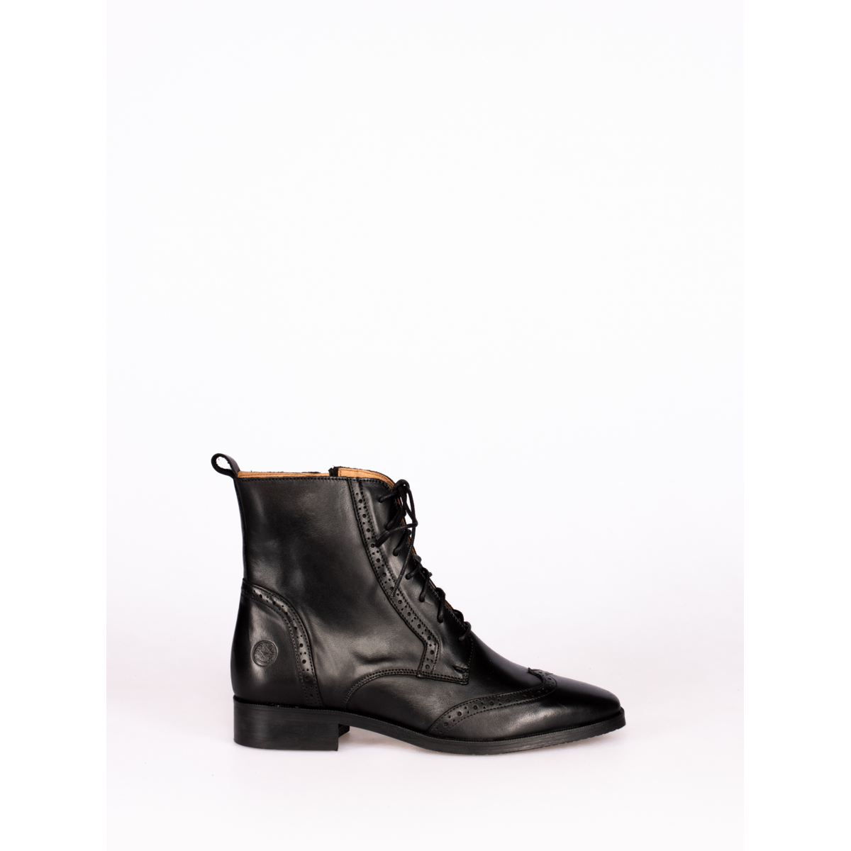 Botim Oxford em Pele - XOBS143-T234-PPT - Tapadas