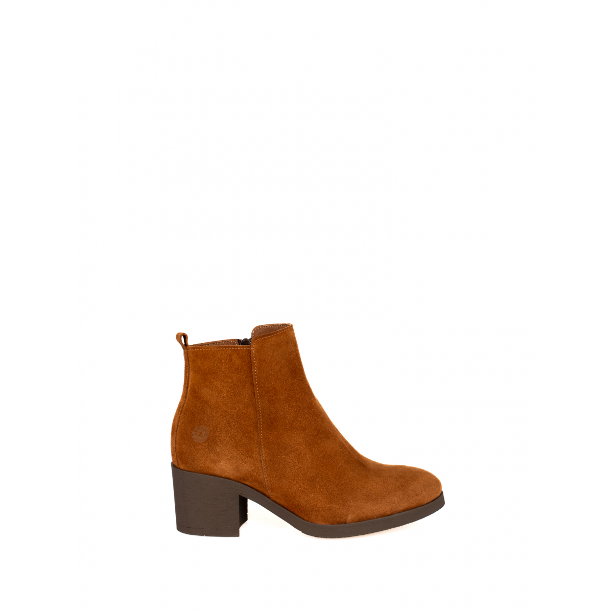 Botim Liso em Camurça - I25BS039-874-CCM - Tapadas